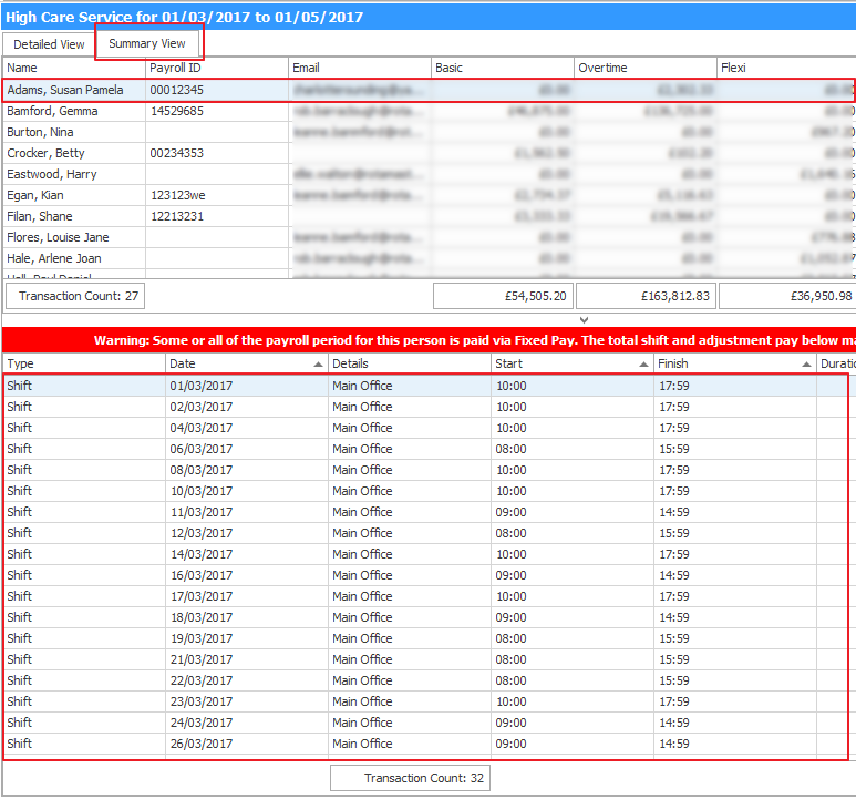 Creating, Emailing and Exporting Payroll using RotaMaster