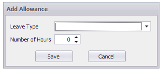 Adding Leave Allowances To A Personnel Record (Leave+)