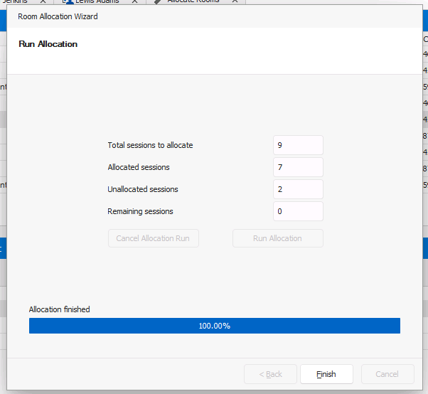 Room Allocation Wizard