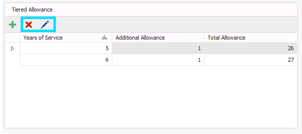 Creating an Annual Leave Configuration