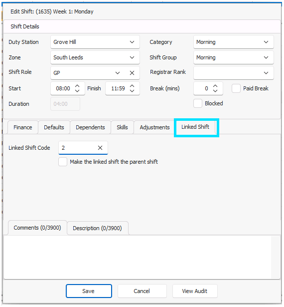 Linked Shifts