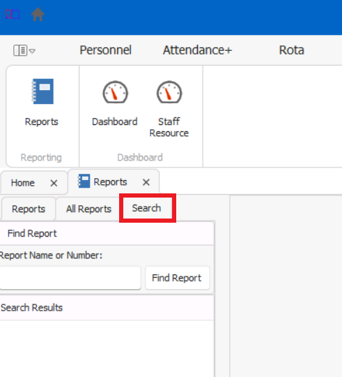 How to run a Report