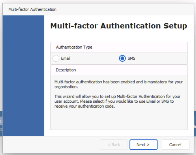 Setting up Multi-factor Authentication with SMS for Admin users