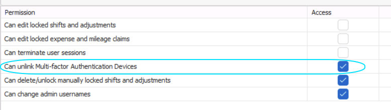 Enabling Multi-factor authentication in RotaMaster