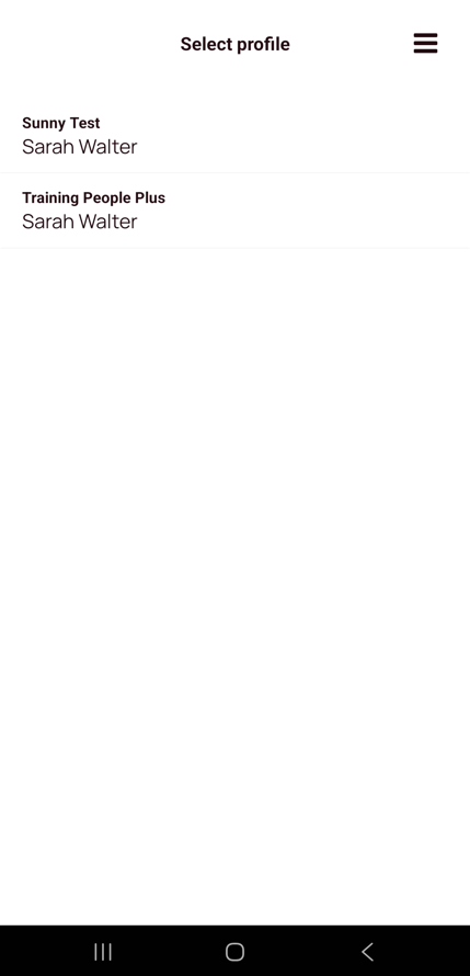 Logging in to the Staff Hub App