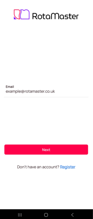Downloading the RotaMaster Staff Hub App