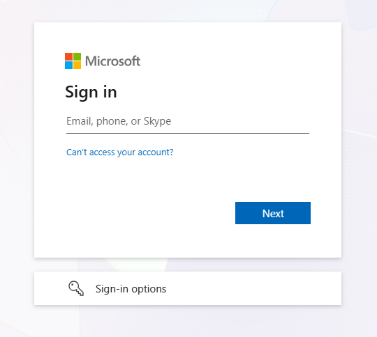 Logging in to Staff Hub - Enterprise login