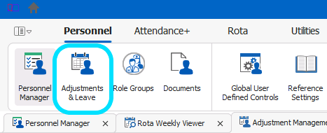 Adjustments & Leave - Adding Adjustments