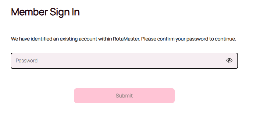 Registering for the Staff Hub (version 155 and above)