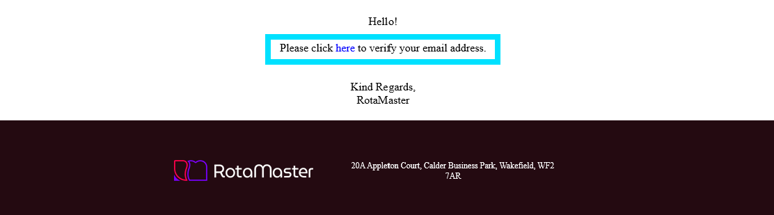 Logging into RotaMaster for the first time as an administrator (version ...