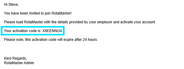 Logging into RotaMaster for the first time as an administrator (version ...