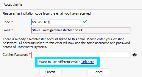 Logging into RotaMaster for the first time as an administrator (version ...