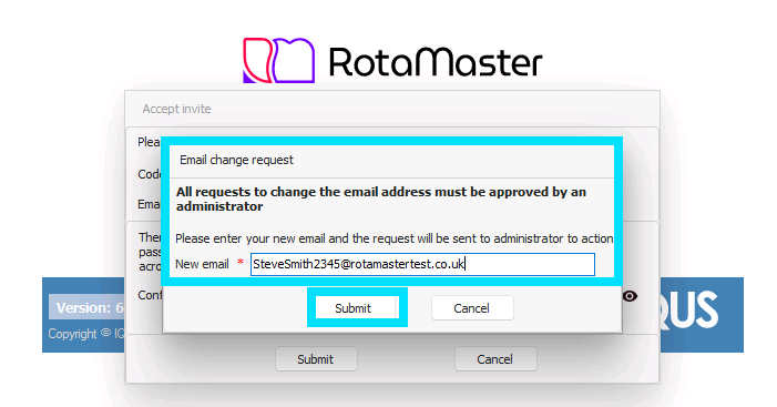 Logging into RotaMaster for the first time as an administrator (version ...