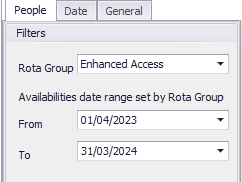 Manage Availabilities