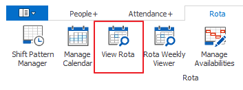 View Rota/Rota Manager Overview