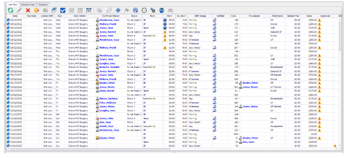 View Rota/Rota Manager Overview